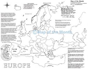 Europe Map - Maps for the Classroom