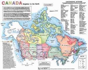 Canada Map - Maps for the Classroom