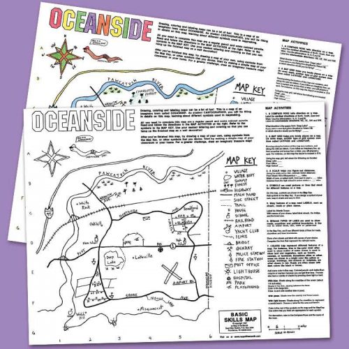 Geography activity maps and resources for the classroom by Map of the Month