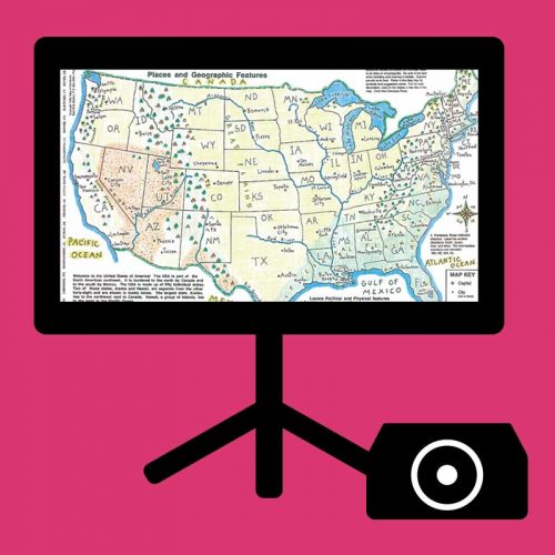 Geography activity maps and resources for the classroom by Map of the Month